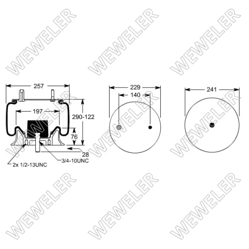 Luftbälg Firestone W013589039 VDL Parts Sweden AB