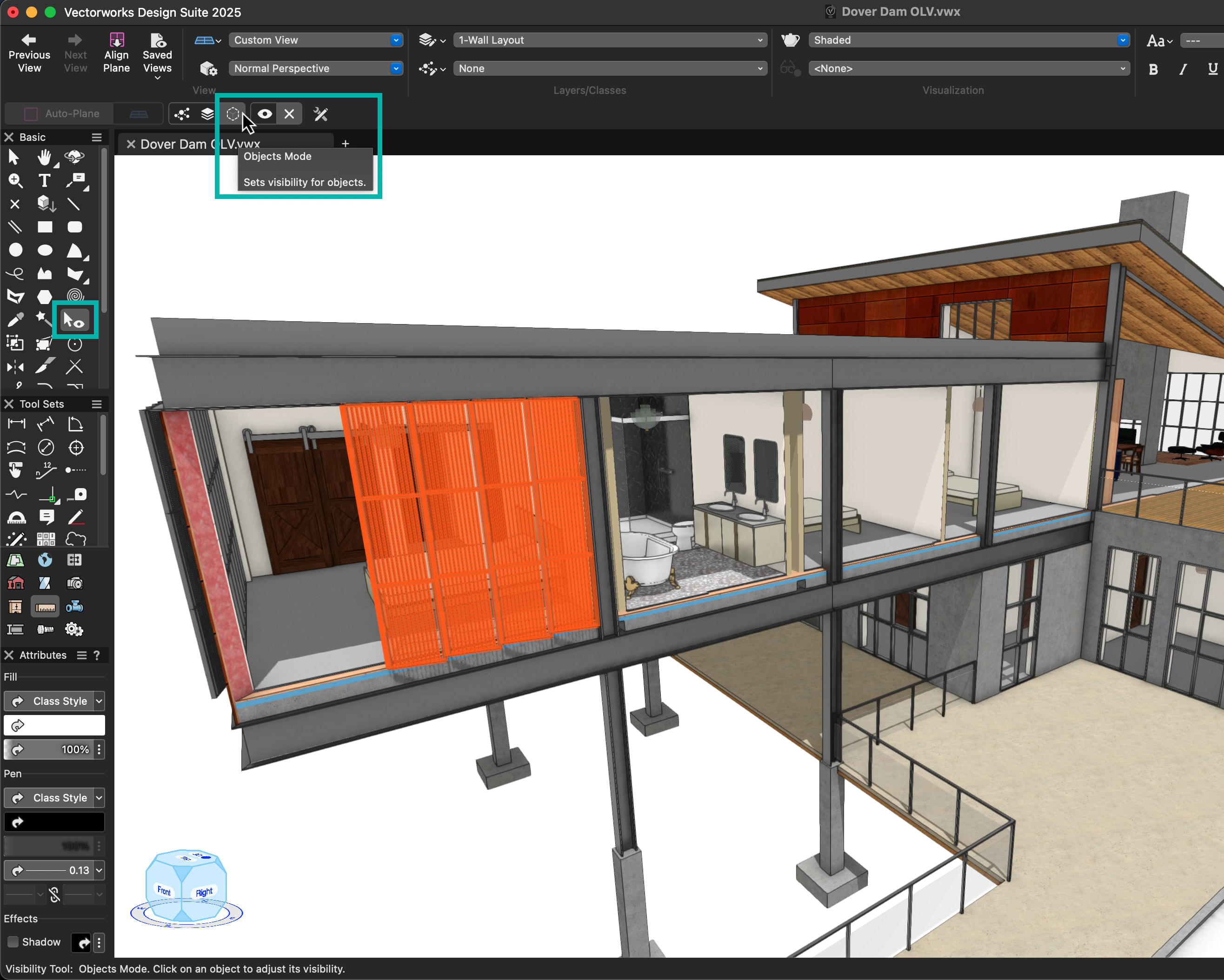 Design Efficiency With Object Level Visibility