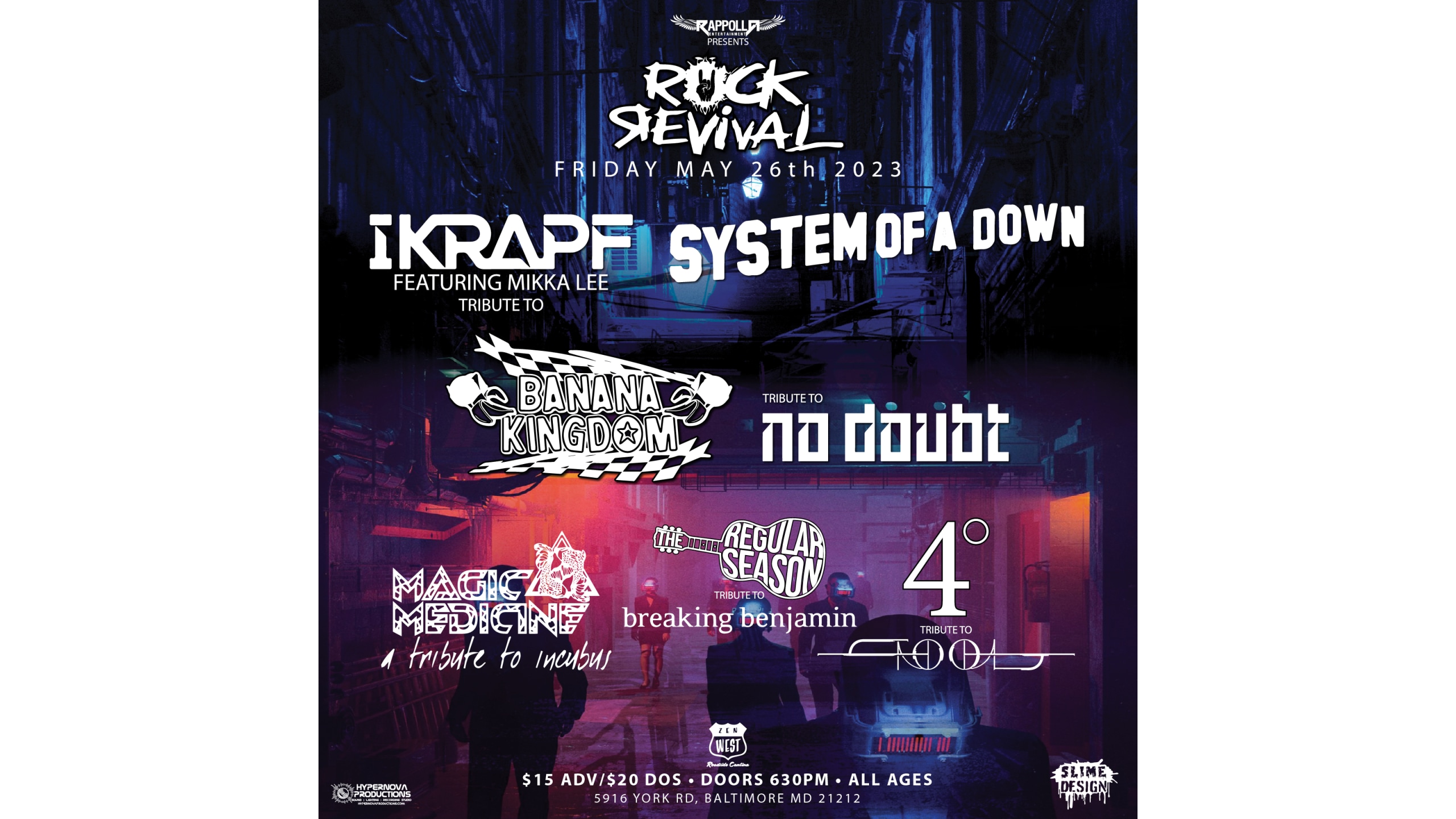 Isaac Krapf - Rock Revival At Zen West - VEEPS