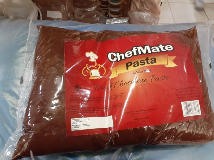 Promo 5kg chefmate pasta dark chocolate filling x 4pcs / ctn Diskon 4% ...
