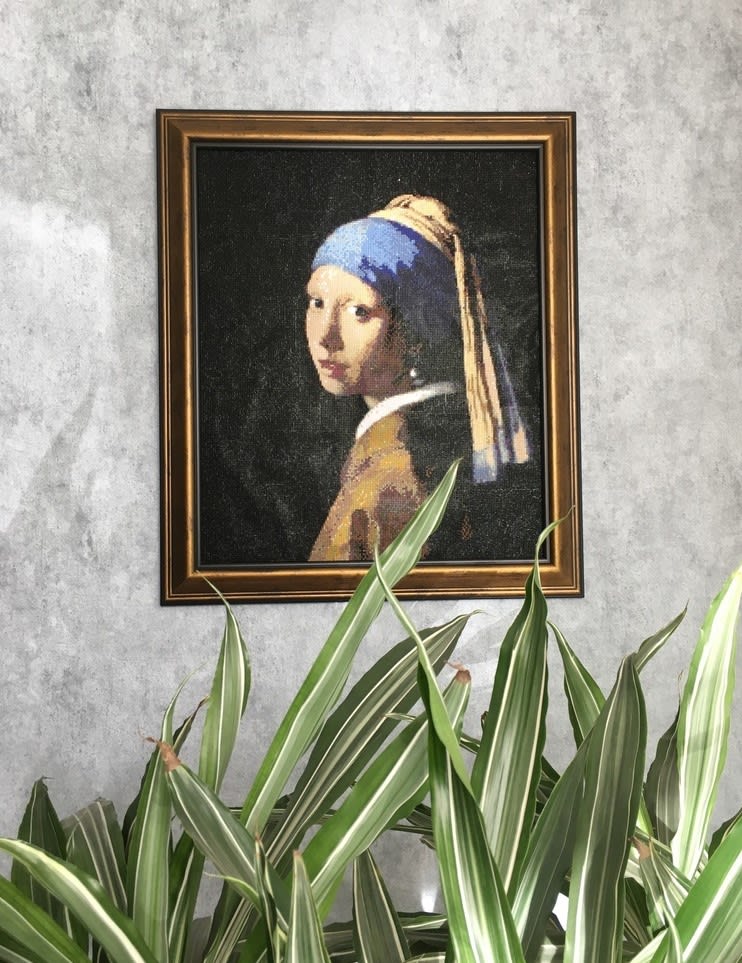 Ingelijst beroemd schilderij: Il Bacio - Verno - framed, with love