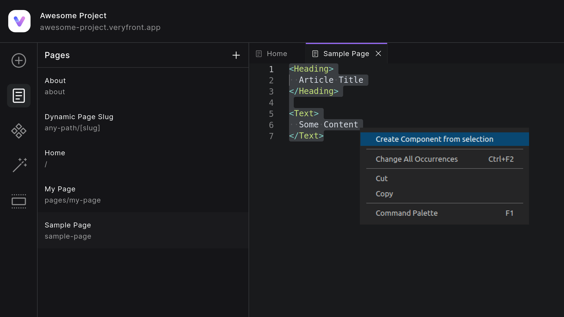 Creating Components in Veryfront | Veryfront Documentation