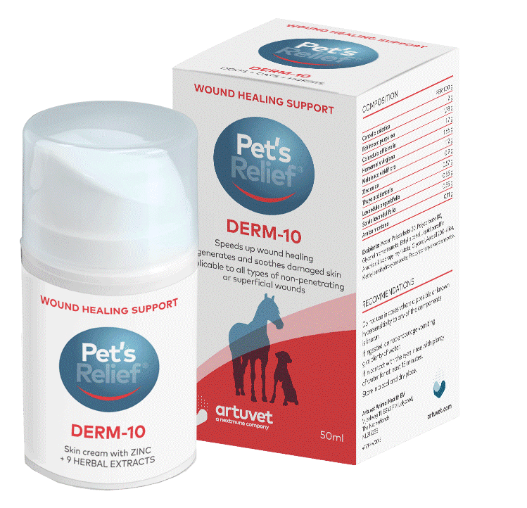 Pets Relief Derm-10 Hud og Sårkrem