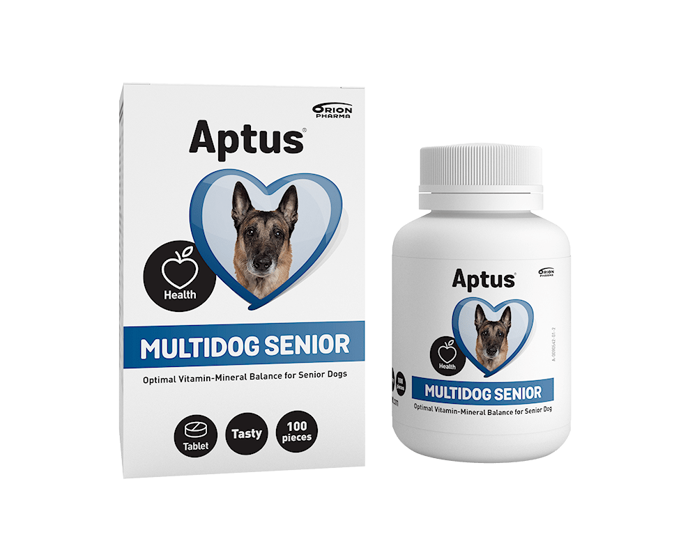 Aptus MultiDog Senior Tabletter, 100 stk VESO Apotek Aptus MultiDog Senior Tabletter, 100 stk VESO Apotek