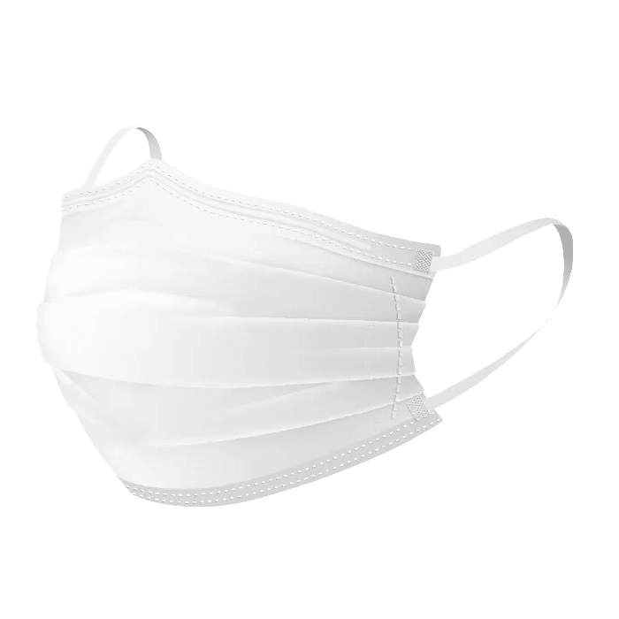 Evercare Munnbind IRR Med Strikk Hvit, 50 stk