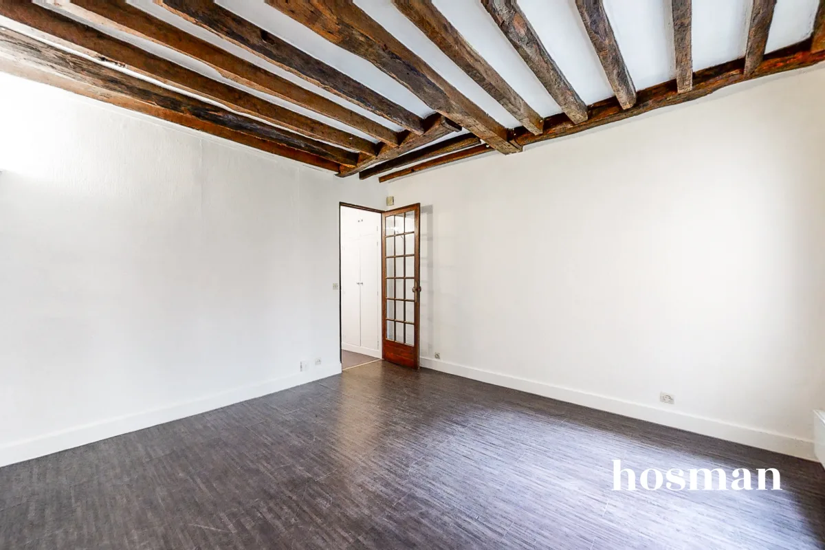Grand studio 30 m2 - Coin nuit / Calme / Rue Rambuteau 75003 Paris