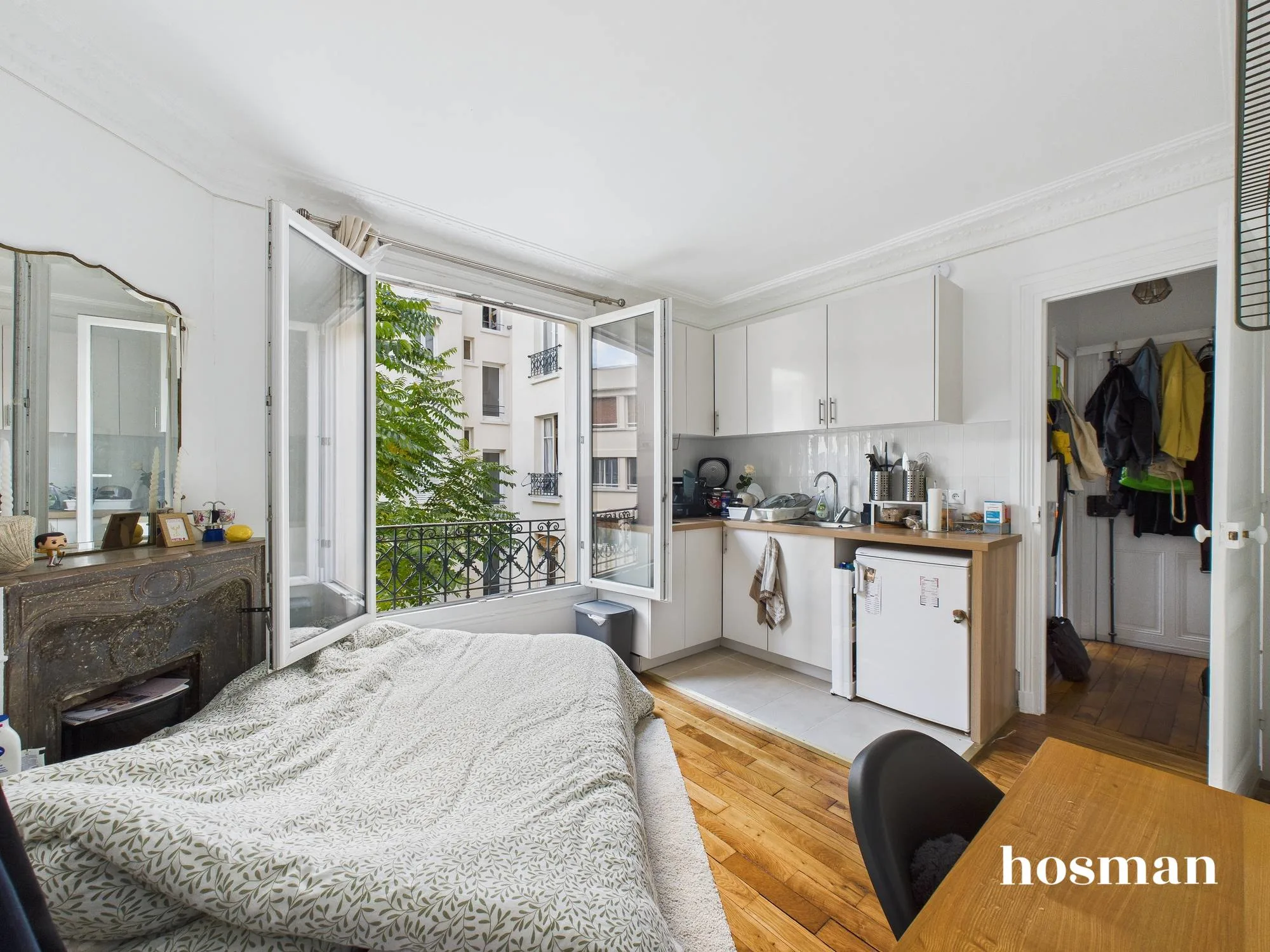 Studio lumineux parfait état - Villa Stendhal, Paris 20e