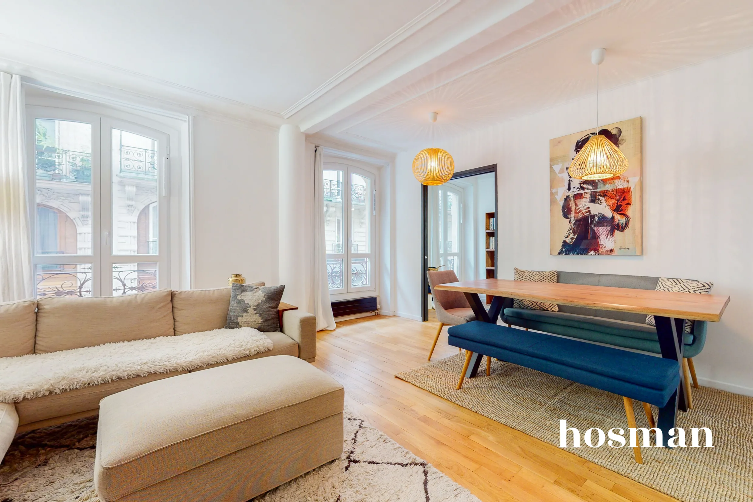 Appartement de charme en très bon état - 70m2 / 3 pièces 2 chambres ...