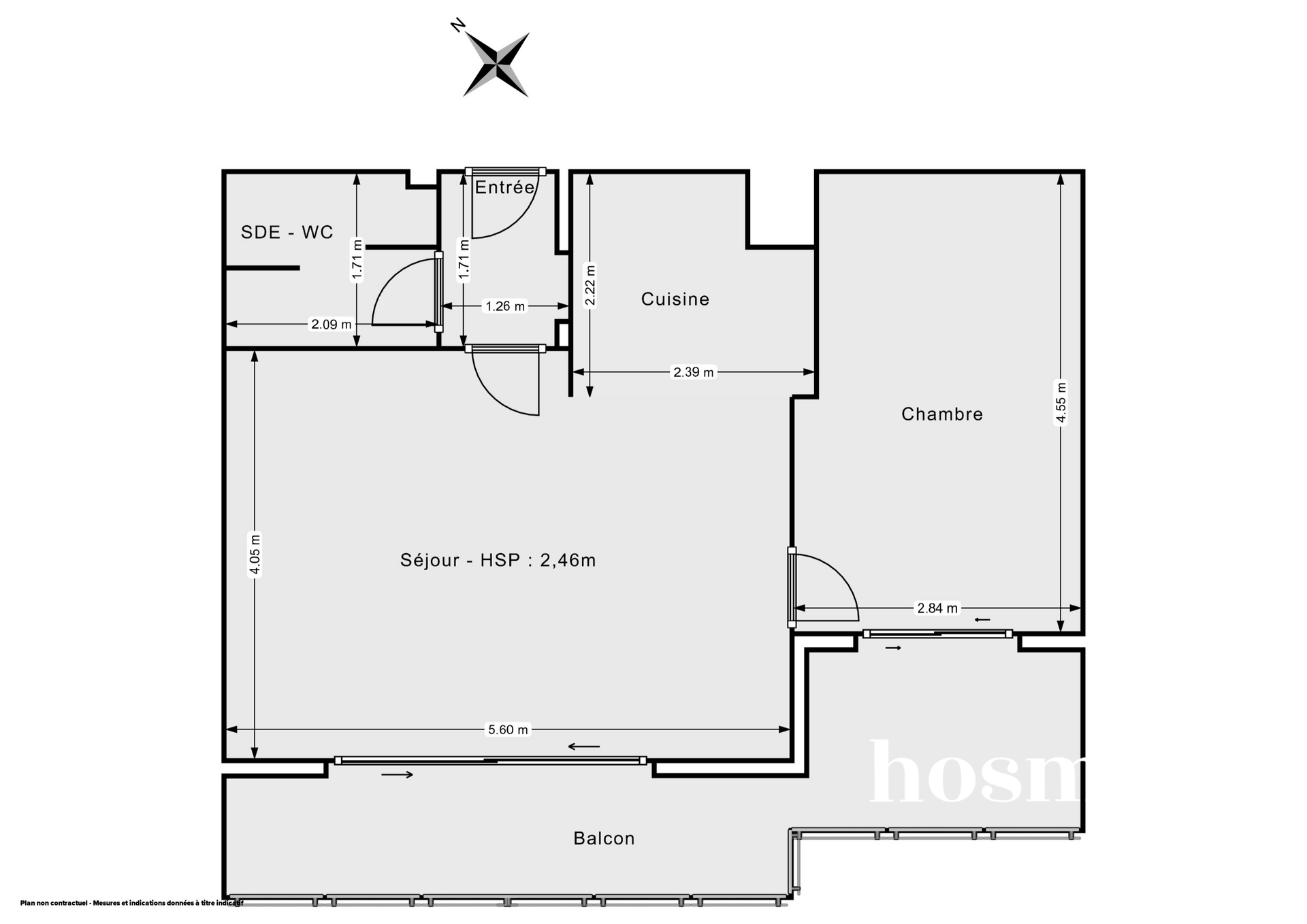 Coup de coeur - 2 pièces - 43 m2 - Terrasse de 14m2 + box en sus - Rue ...