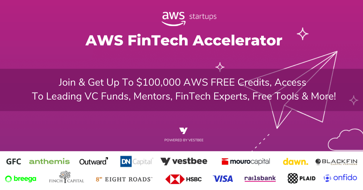 AWS FinTech Accelerator will support the best fintech startups | Vestbee