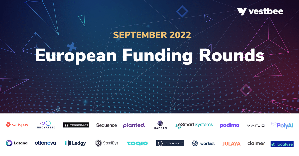 TOP European Funding Rounds Closed In September 2022 | Vestbee