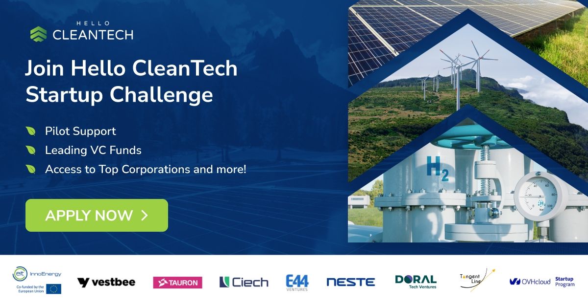 Hello CleanTech Startup Challenge will empower the emerging impact ...