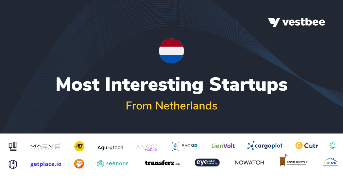 Most Interesting Startups From Netherlands To Watch | Vestbee