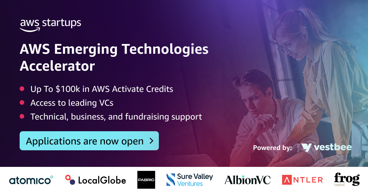 Vestbee teams up with AWS and it’s newsly AWS Emerging Technologies Accelerator | Vestbee