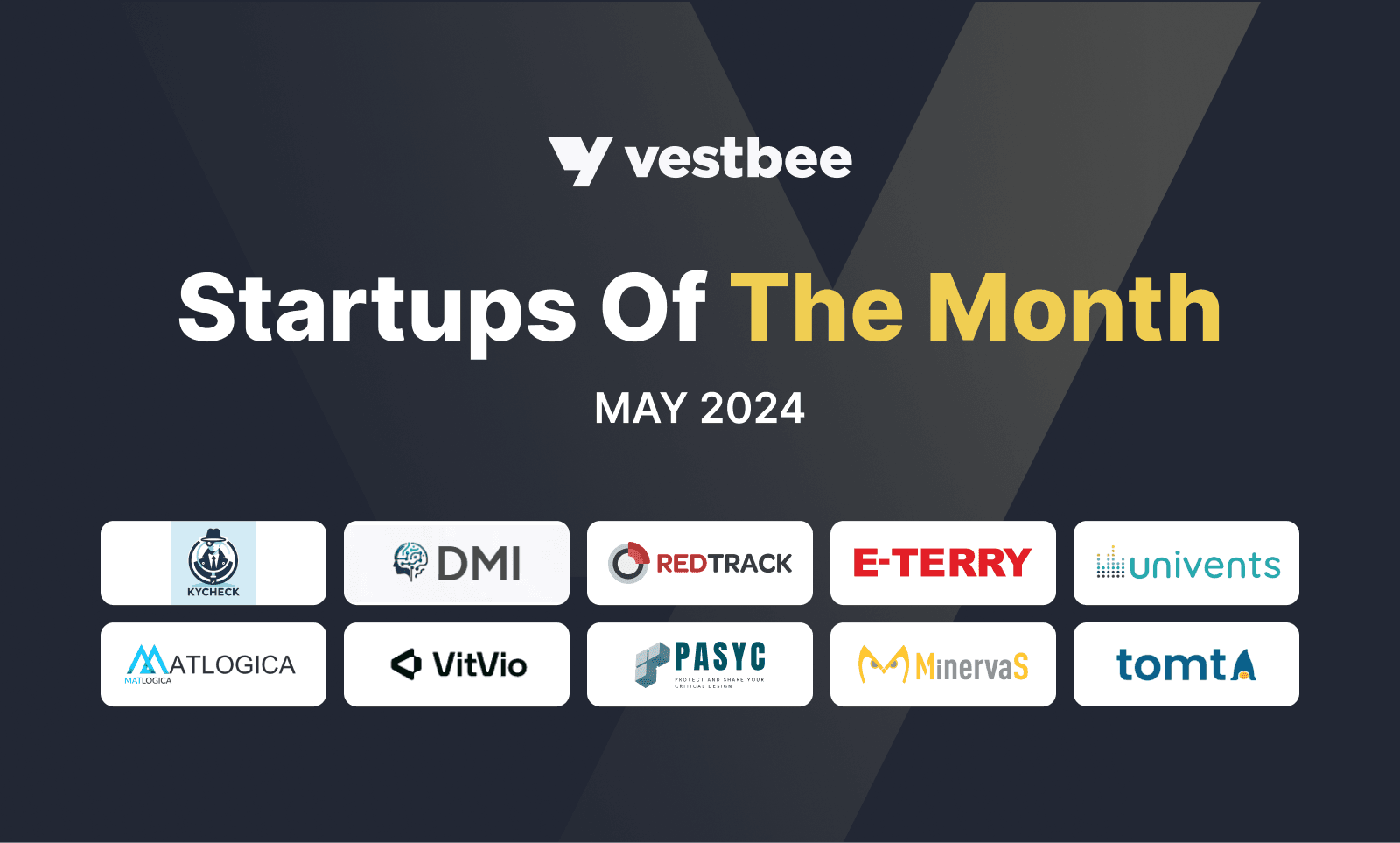 Startups Of The Month — May 2024 | Vestbee