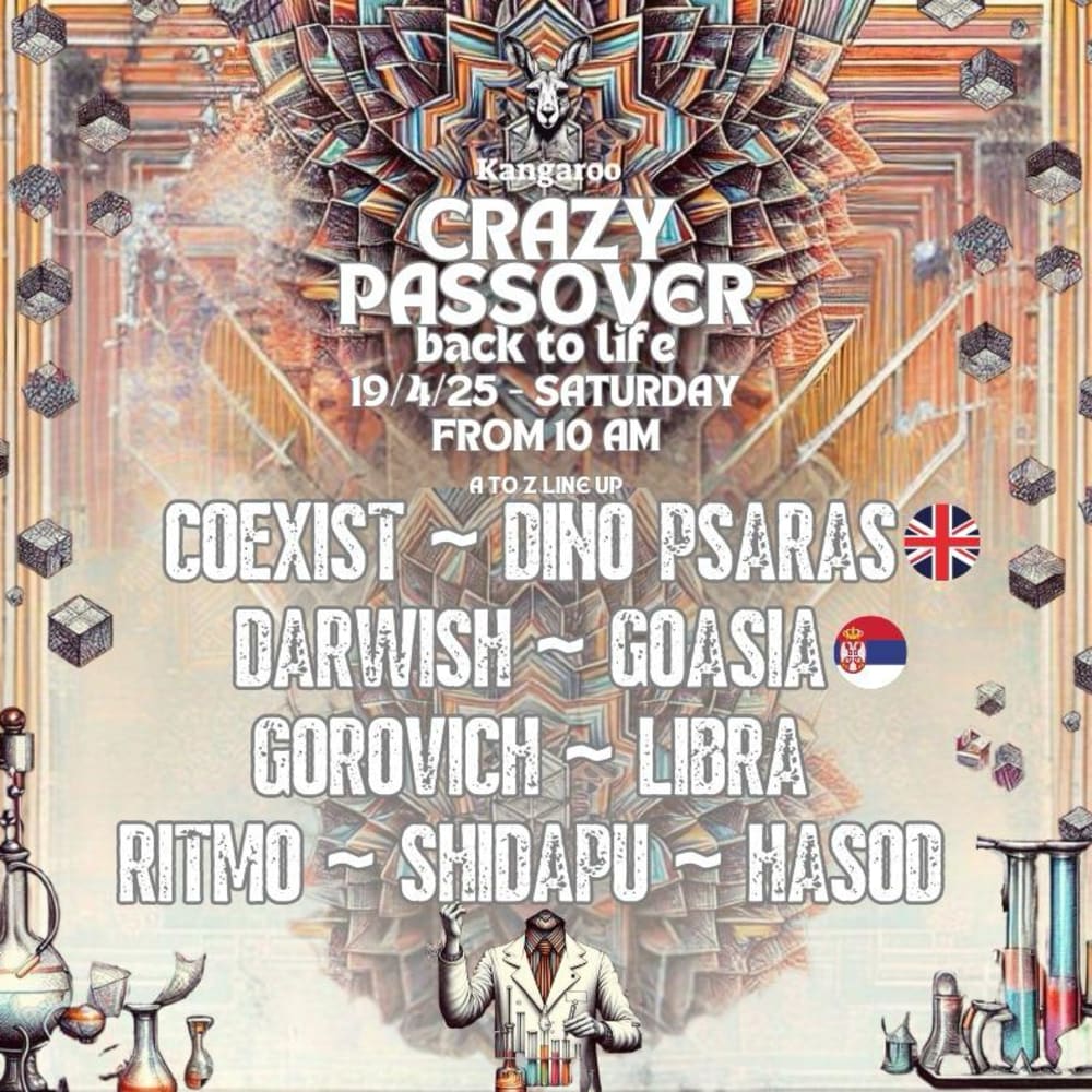 Kangaroo Presents:crazy passover back to life 19.4.25