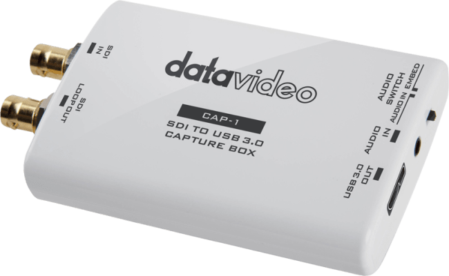 Datavideo CAP-1 SDI To USB (Uvc) Capture (Input) Device VideoUtstyr
