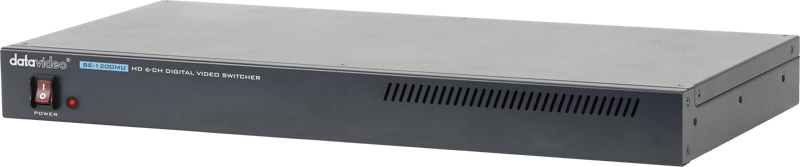 Datavideo SE-1200Mu 6 Inp. HD Videomx 1Ru, Softw.Gui VideoUtstyr