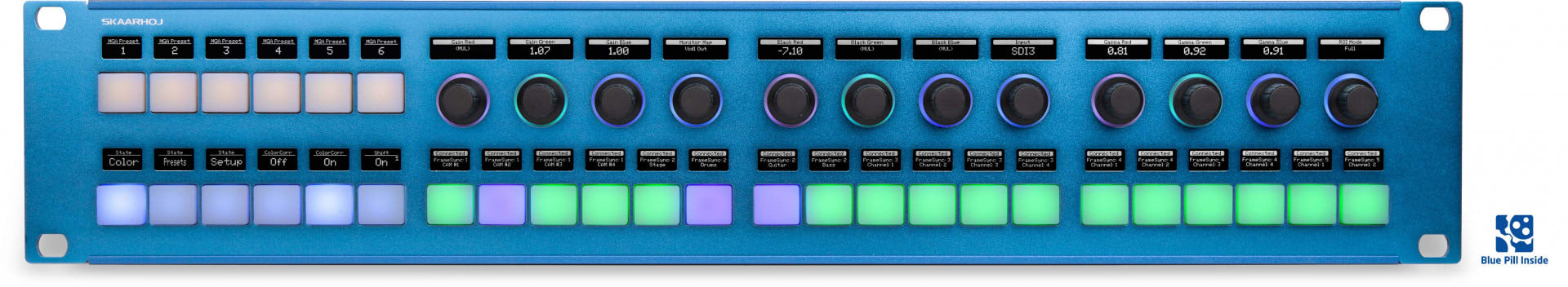Skaarhoj RACK-CONTROL-DUO-V1B Rack Control Duo BluePill Inside VideoUtstyr