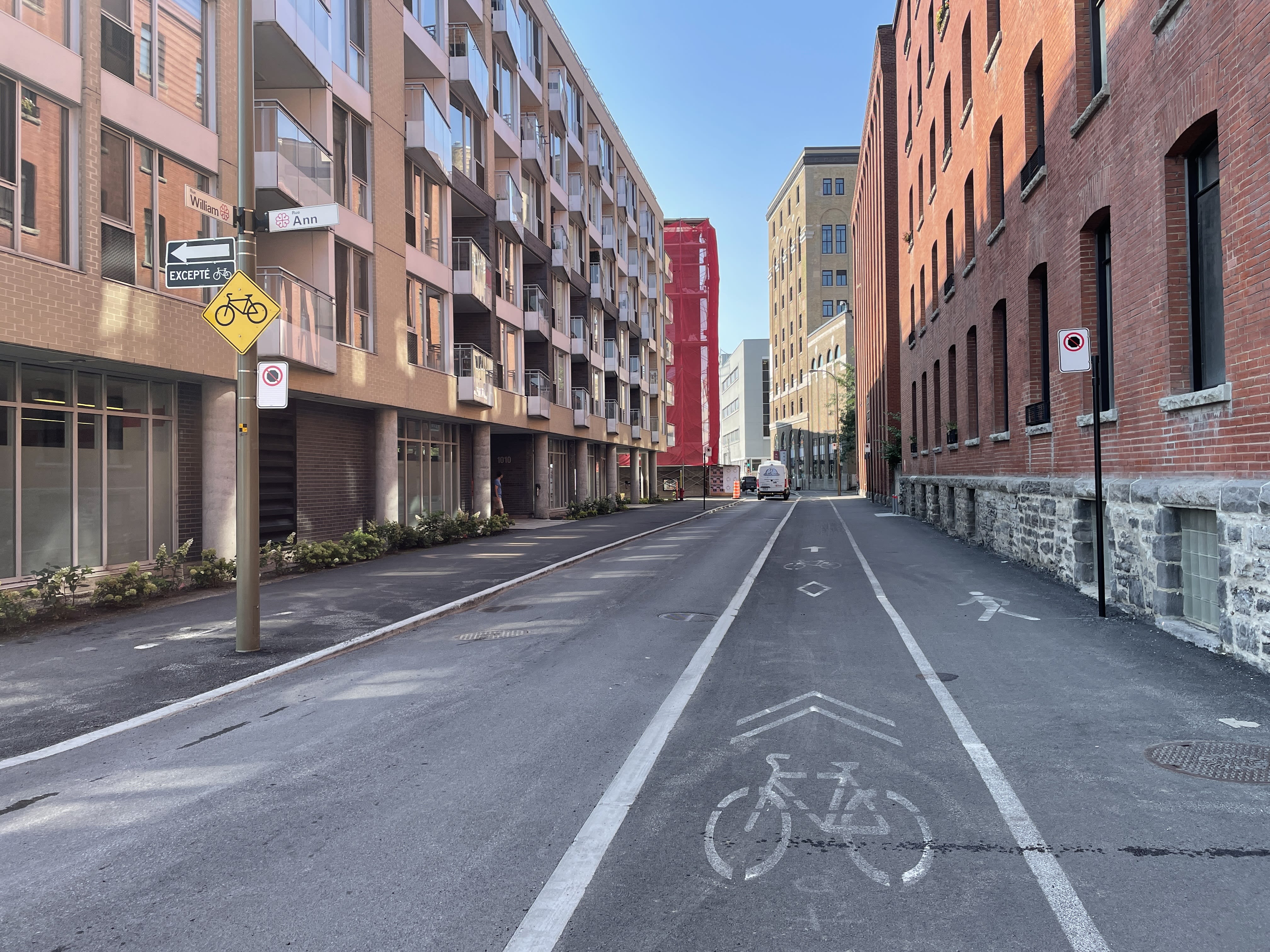 Rue William: conviviale pour les déplacements actifs | Ville de Montréal