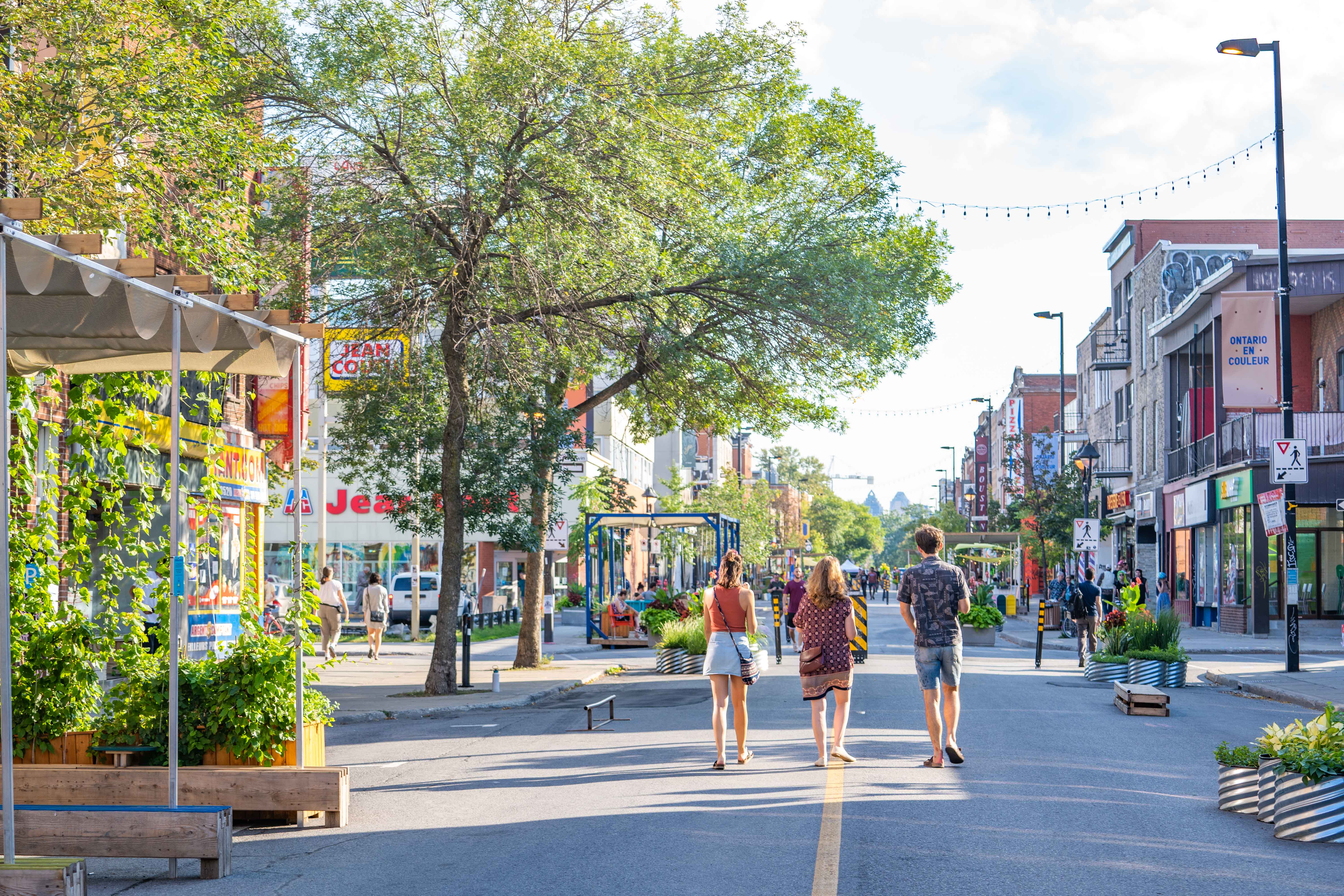 Piétonnisation de la rue Ontario | Ville de Montréal
