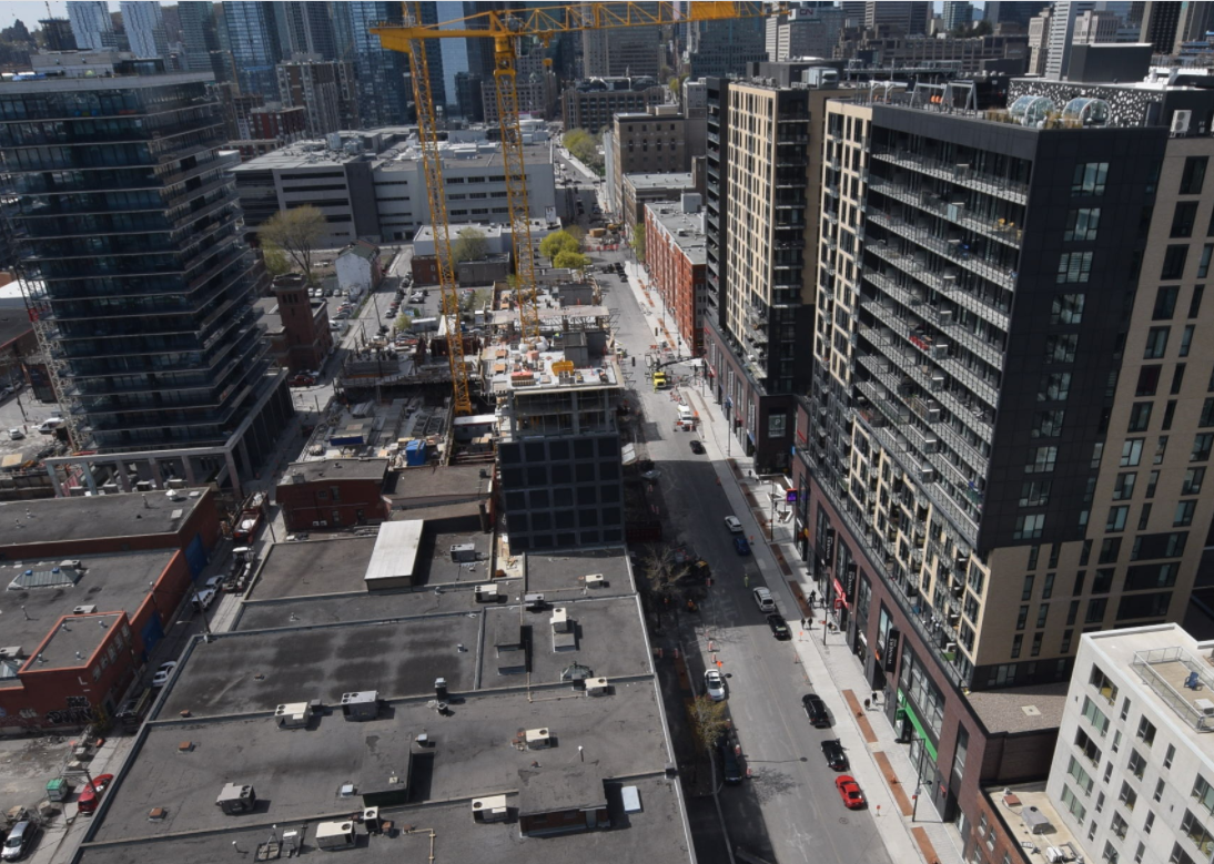 Visionnez la transformation de la rue Peel dans le secteur Griffintown ...