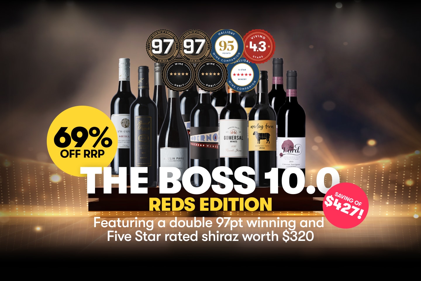 The Boss 10.0 - Reds Edition - Mixed Case | Vinomofo Australia