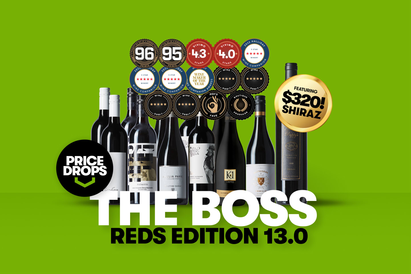 The Boss 13.0 - Reds Edition - Mixed Case | Vinomofo Australia