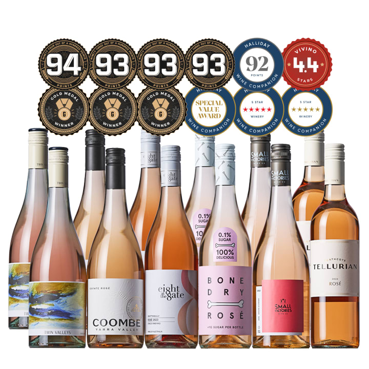Rosé Lineup 46.0 - Mixed Case | Vinomofo Australia