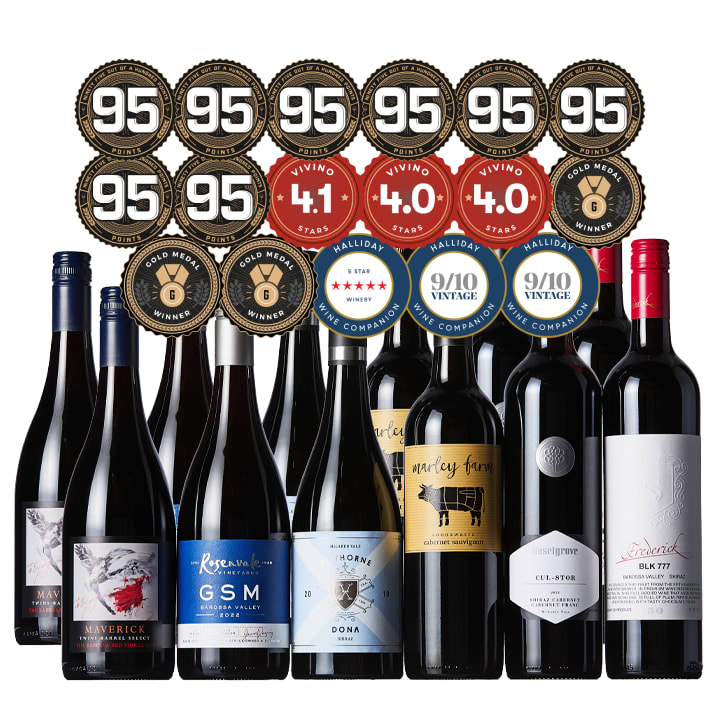 95+ Point Lineup 52.0 - Mixed Case | Vinomofo Australia