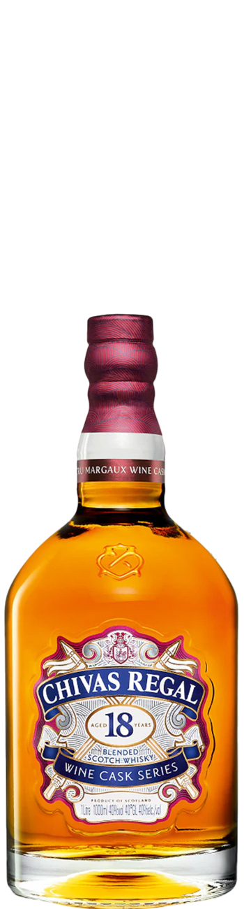 1 Litre Chivas Regal 18 Year Old Grand Cru Margaux Wine Cask Finish - Whisky | Whiskymofo Australia