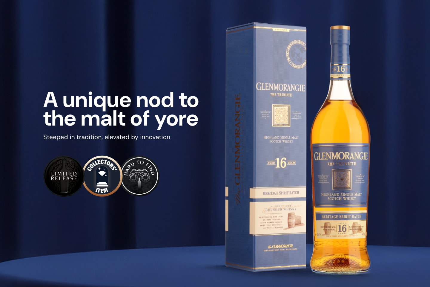 Glenmorangie The Tribute 16 Year Old Single Malt 1L - Whisky ...