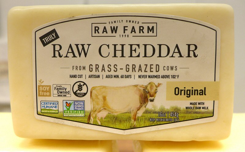 Raw Farm Cheddar Cheese - 1 lb.
