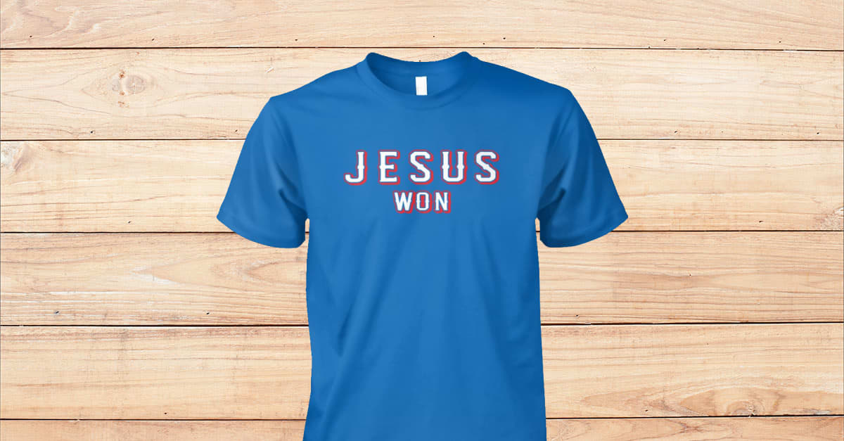 Evan Carter Jesus Won Shirt - Viralstyle