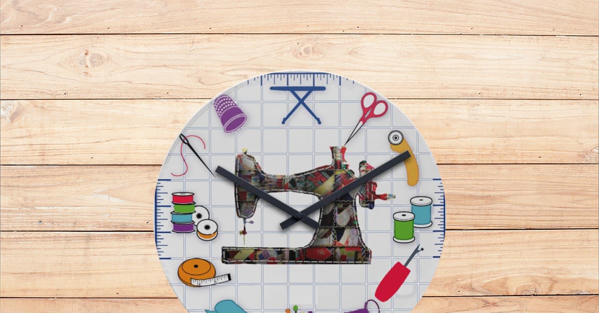 Sewing Room Wall Clock - Viralstyle