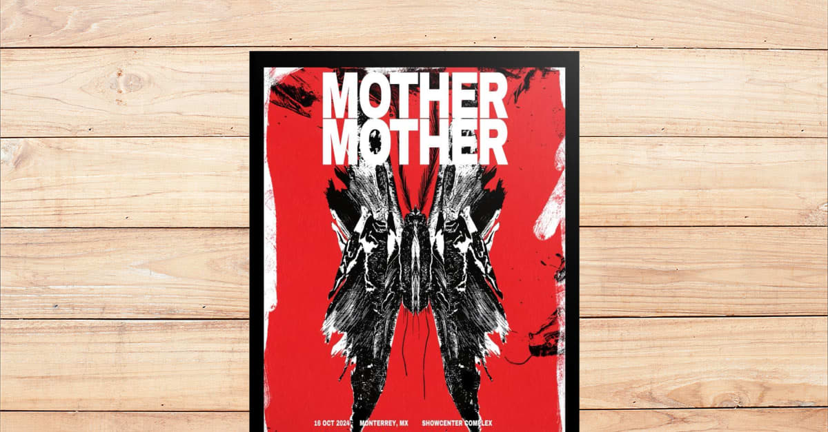 Mother Mother Tour Oct 2024 Poster - Viralstyle