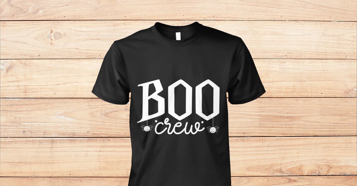 Halloween T-Shirts - BOO Crew T-Shirt - Viralstyle