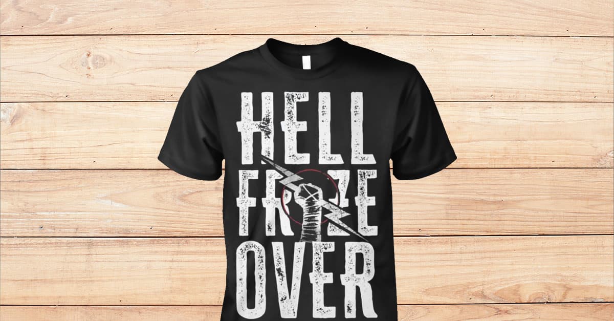 CM Punk Hell Froze Over T-Shirt - Viralstyle
