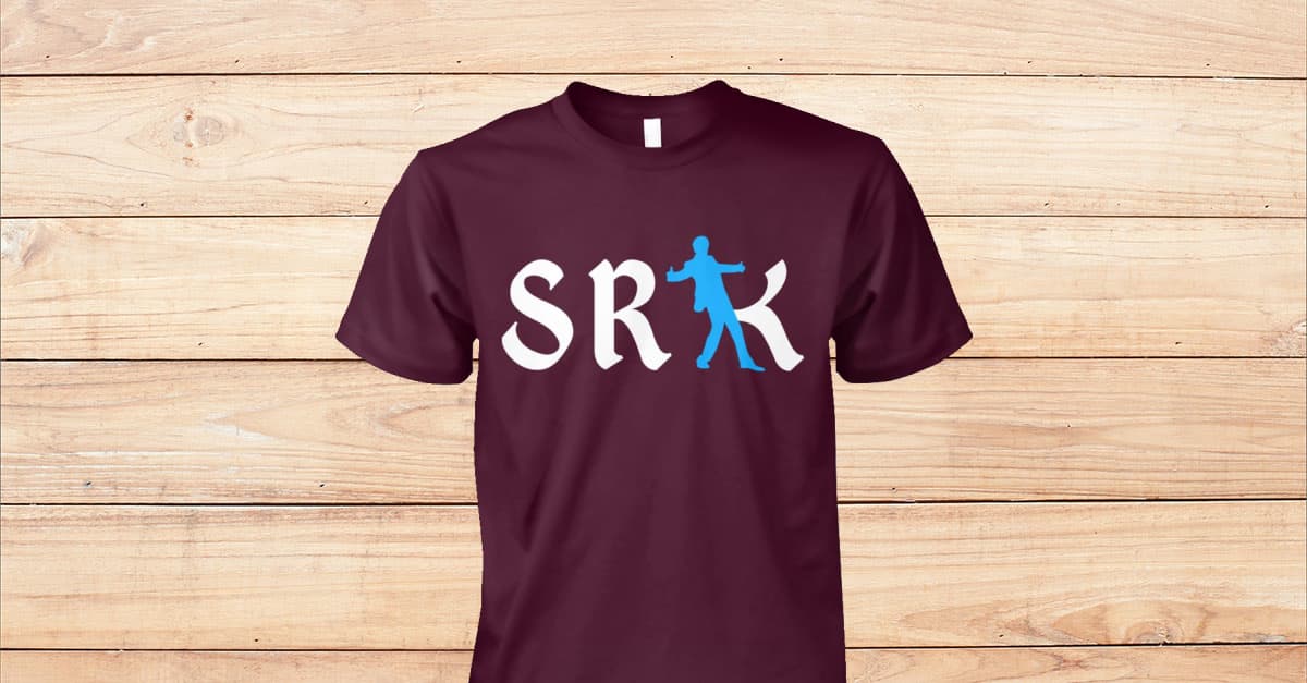 SRK A Man Logo Characteristic Style - Viralstyle