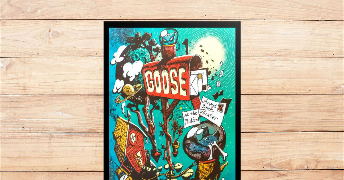 Goose At The Midland Theatre In Kansas City MO On June 11 2024 Poster ...