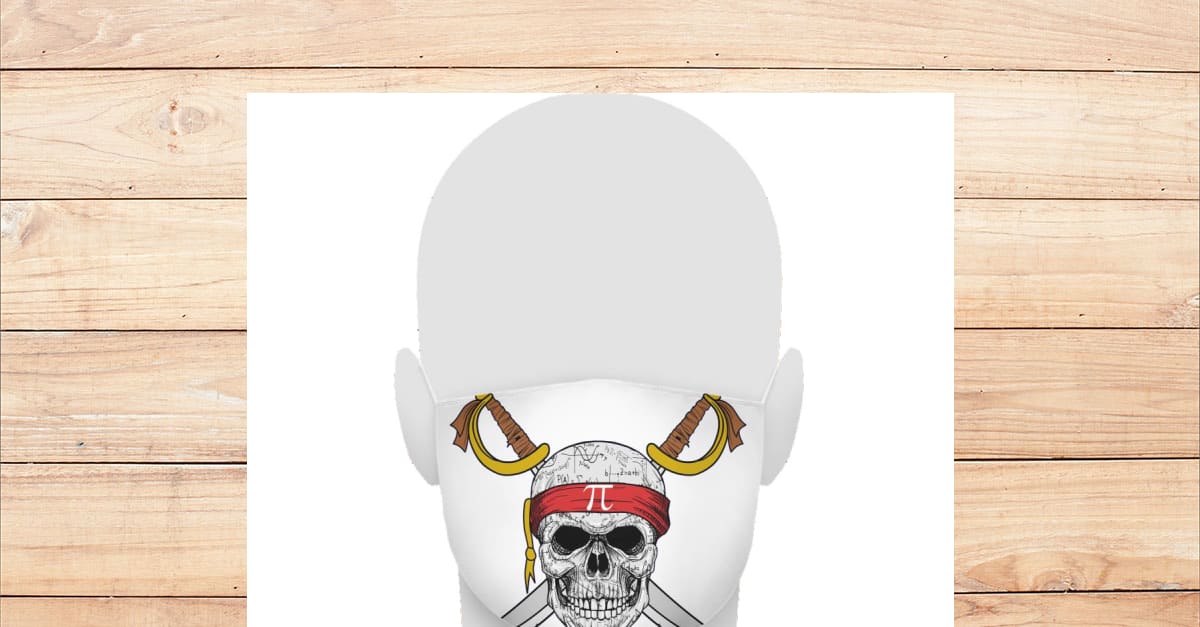 MATH PIRATE MASK - Viralstyle