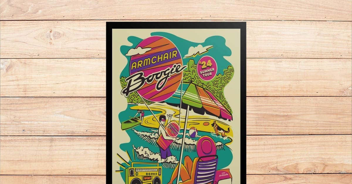 Summer Tour 2024 Armchair Boogie Poster - Viralstyle