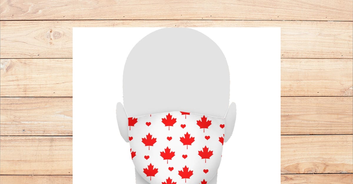 Canada Maple Leaf Reusable Fabric Cloth Face Mask - Viralstyle