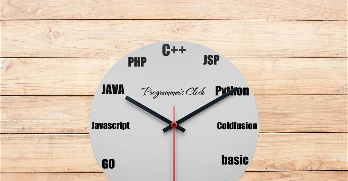 Programmers' Wall Clock! - Viralstyle