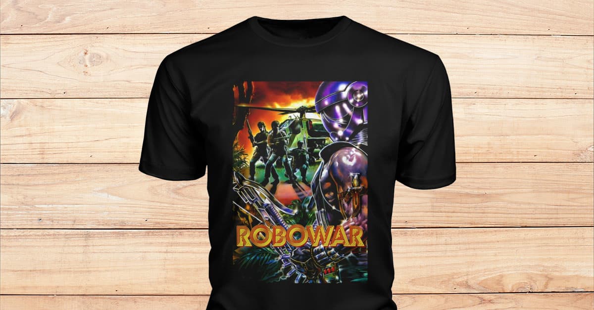 Robowar t-shirt - Viralstyle