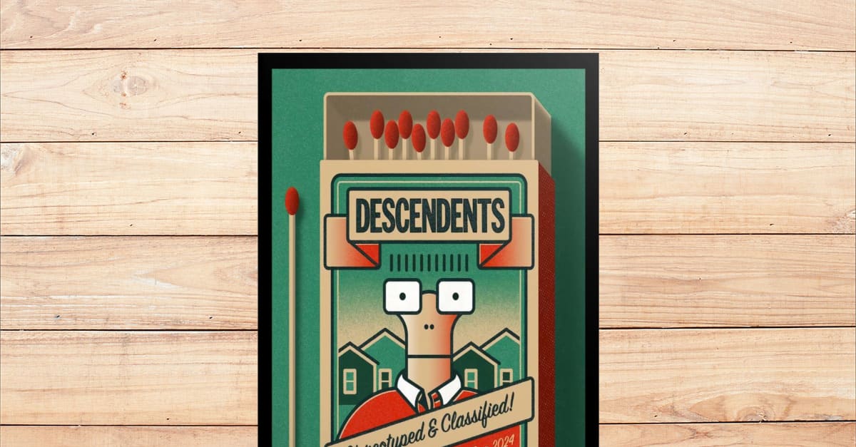 Descendents European Tour 2024 Poster - Viralstyle