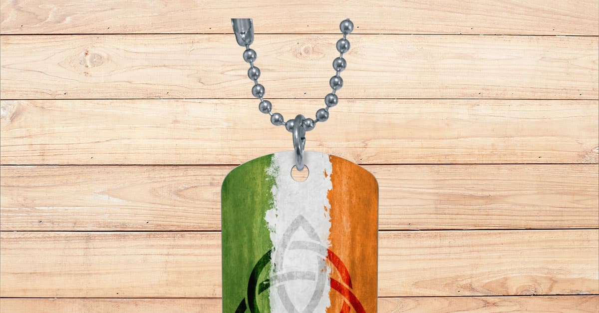 Irish Flag Tag Set - Viralstyle