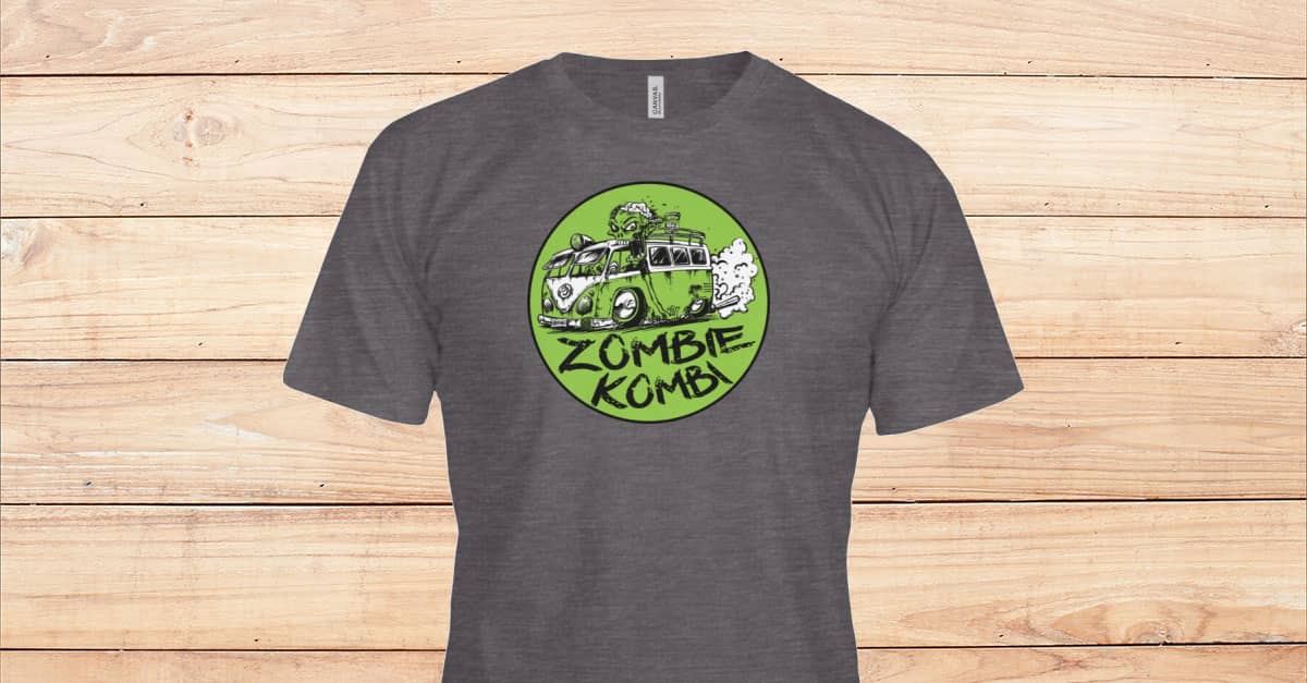 Limited Edition Zombie Kombi Sticky Logo - Viralstyle