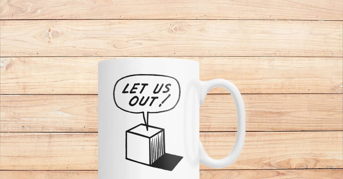 Let us out mug - Viralstyle