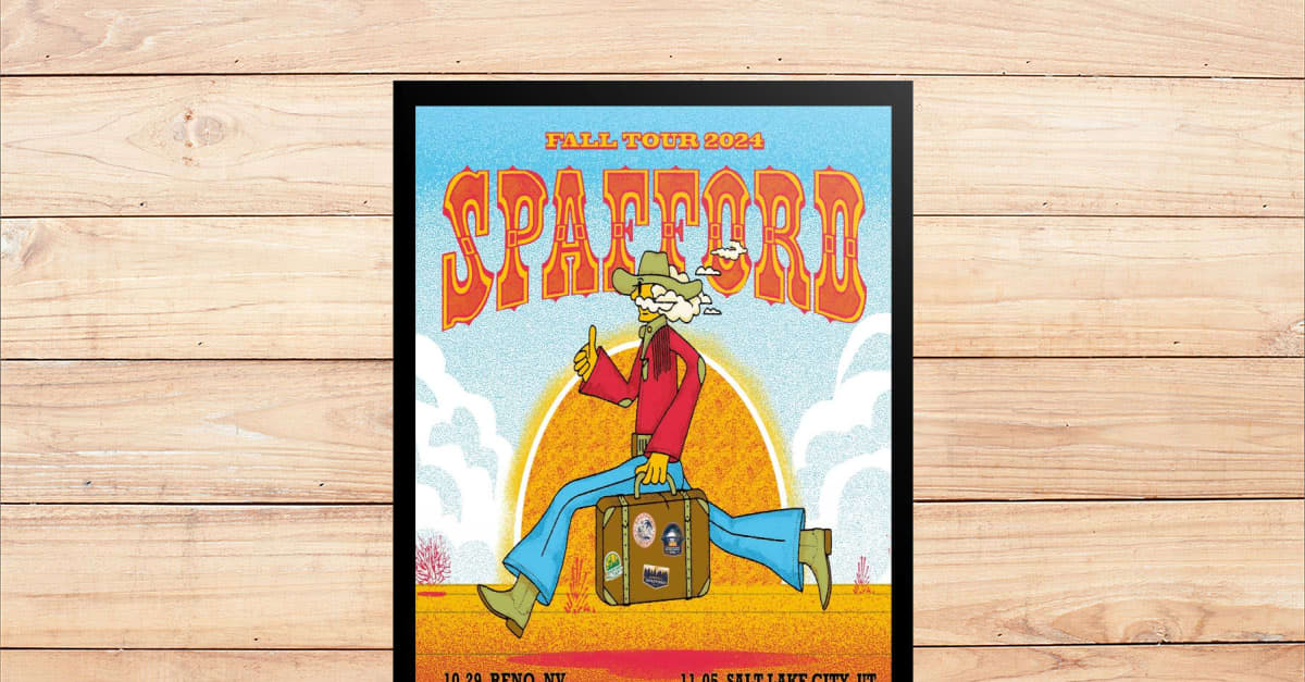 Spafford Fall Tour 2024 Poster - Viralstyle